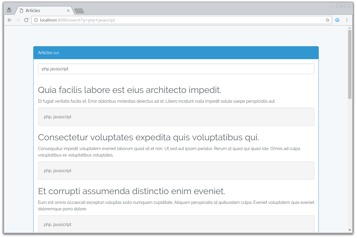 How to integrate your Laravel app with Elasticsearch - 2017 edition